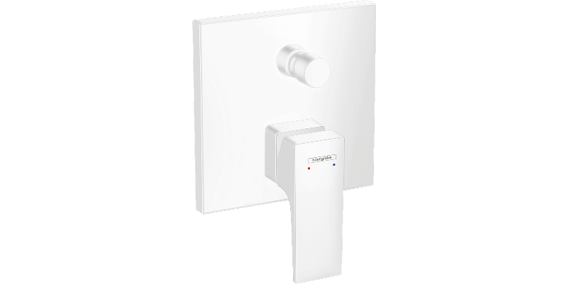 ער’ חיצונית בלבד לאינטרפוץ 4 דרך,סד’ מטרופול ידית מלאה, בגימור לבן מט ...