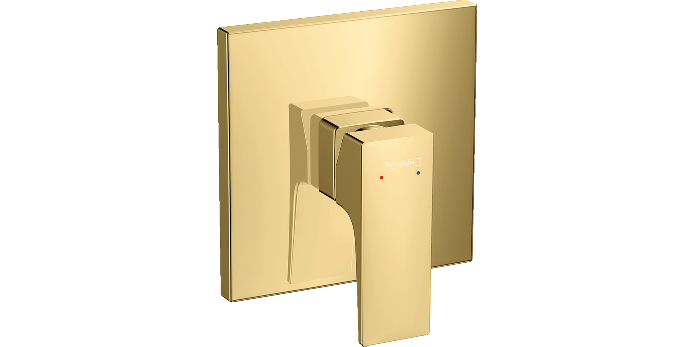 ער’ חיצונית בלבד לאינטרפוץ 3 דרך, מסד’ מטרופול ידית מלאה, בגימור זהב ...